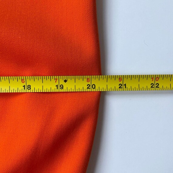 Vintage 80's Escada Orange Wool Knee Length Pencil Sk… - Gem