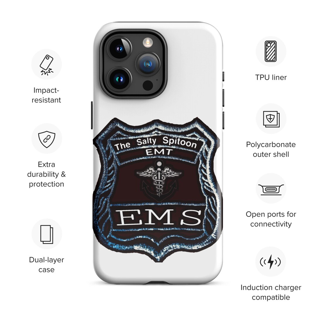 The Salty Spitoon EMS Original EMT Badge Tough Case for Iphone® - Etsy