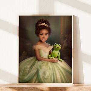 Personalized Princess Portrait From Photo Custom Princess Portrait Girl ...