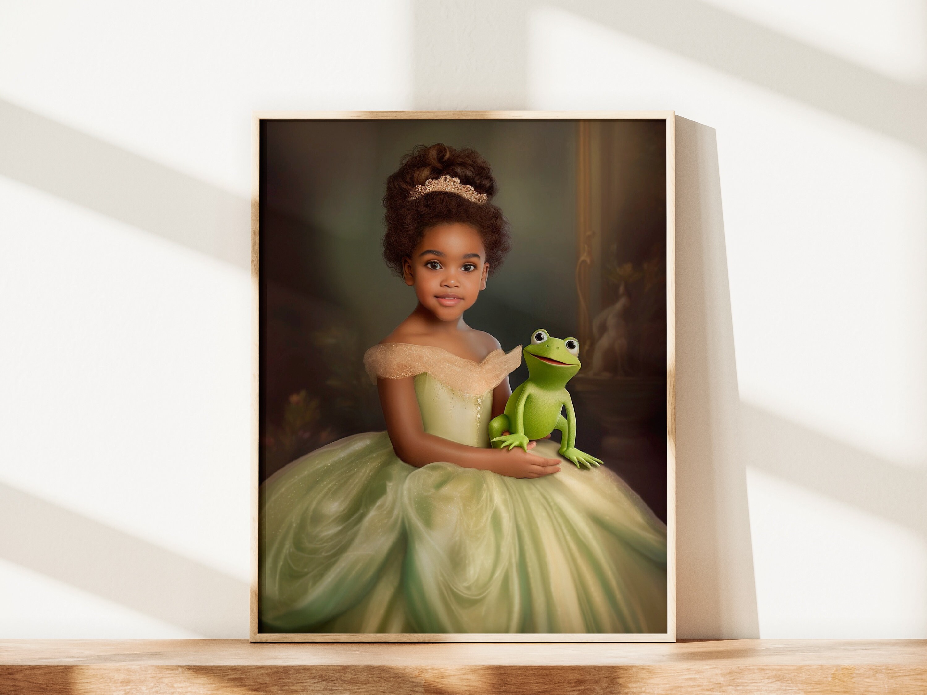 Personalized Princess Portrait From Photo Custom Princess Portrait Girl ...