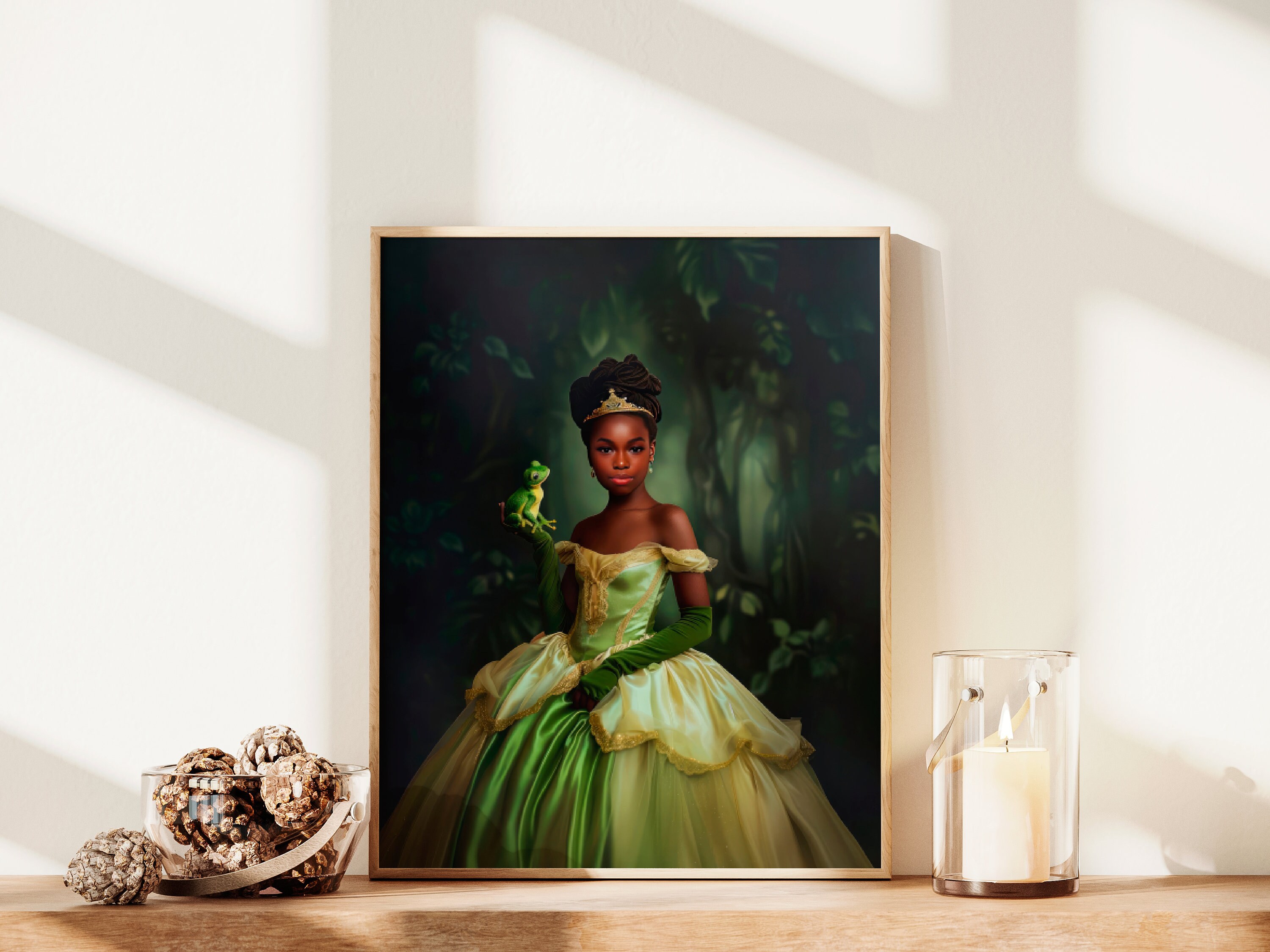 Personalized Princess Portrait From Photo Custom Princess Portrait Girl ...