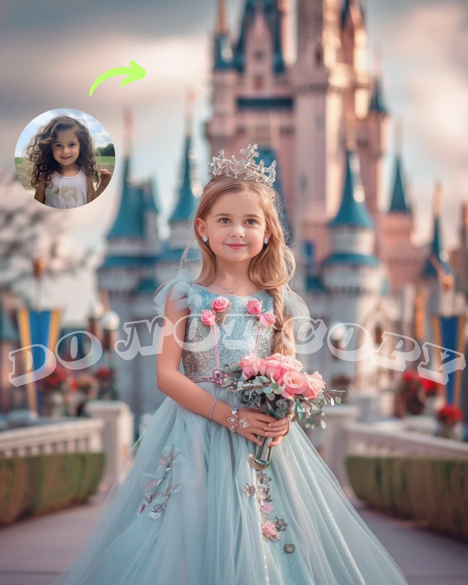 Custom Cinderella Princess Portrait Princess Cinderella Turn You Photo ...