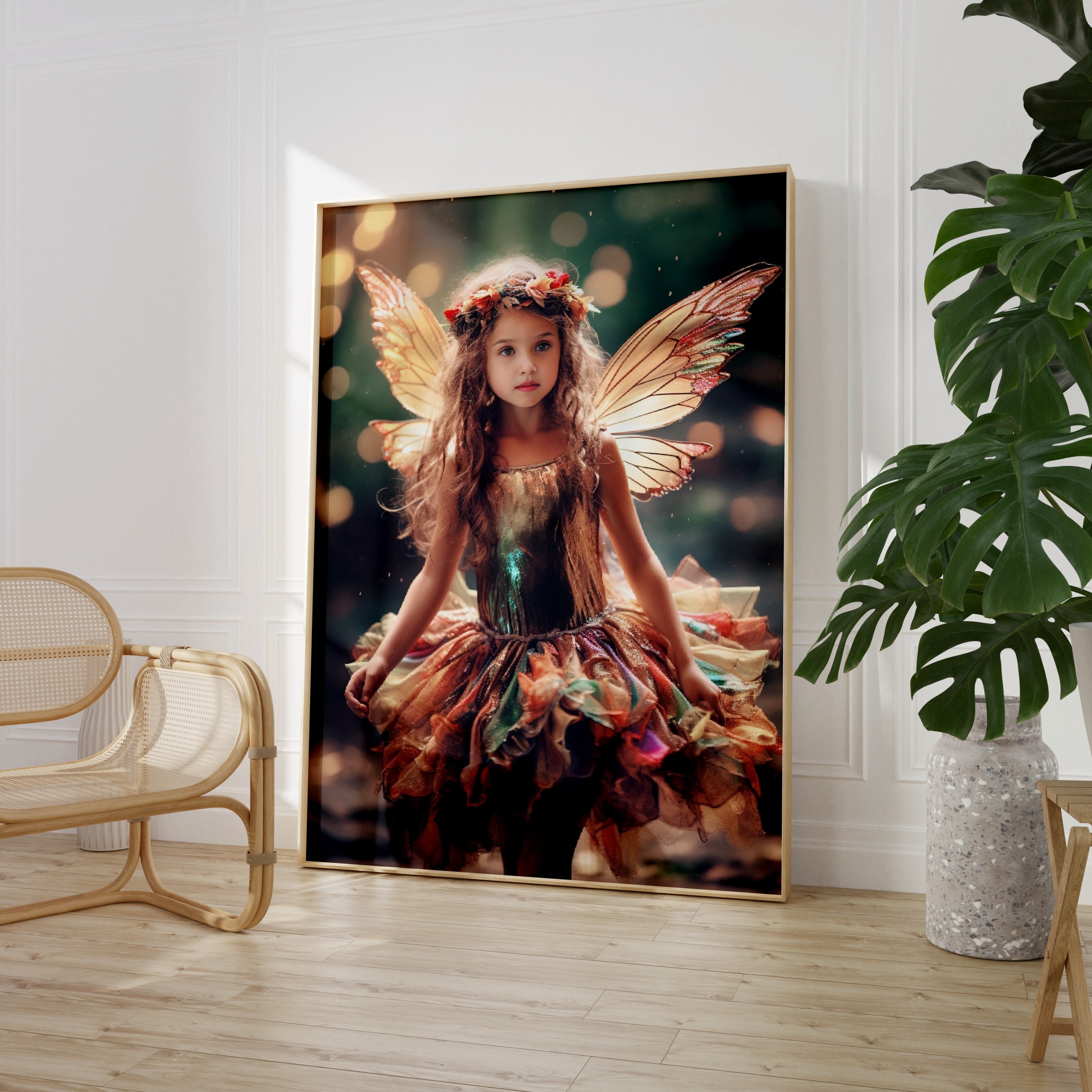 Custom Fairy Portrait From Photo Custom Princess Portrait Princess ...