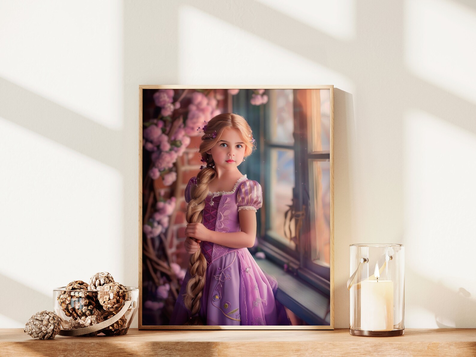 Princess Rapunzel Custom Princess Portrait Turn You Photo to Princess ...
