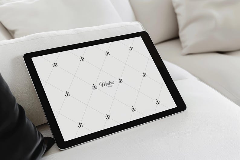 IPad Screen Mockup, Modern iPad Mockup, Web Design Branding Mockup ...