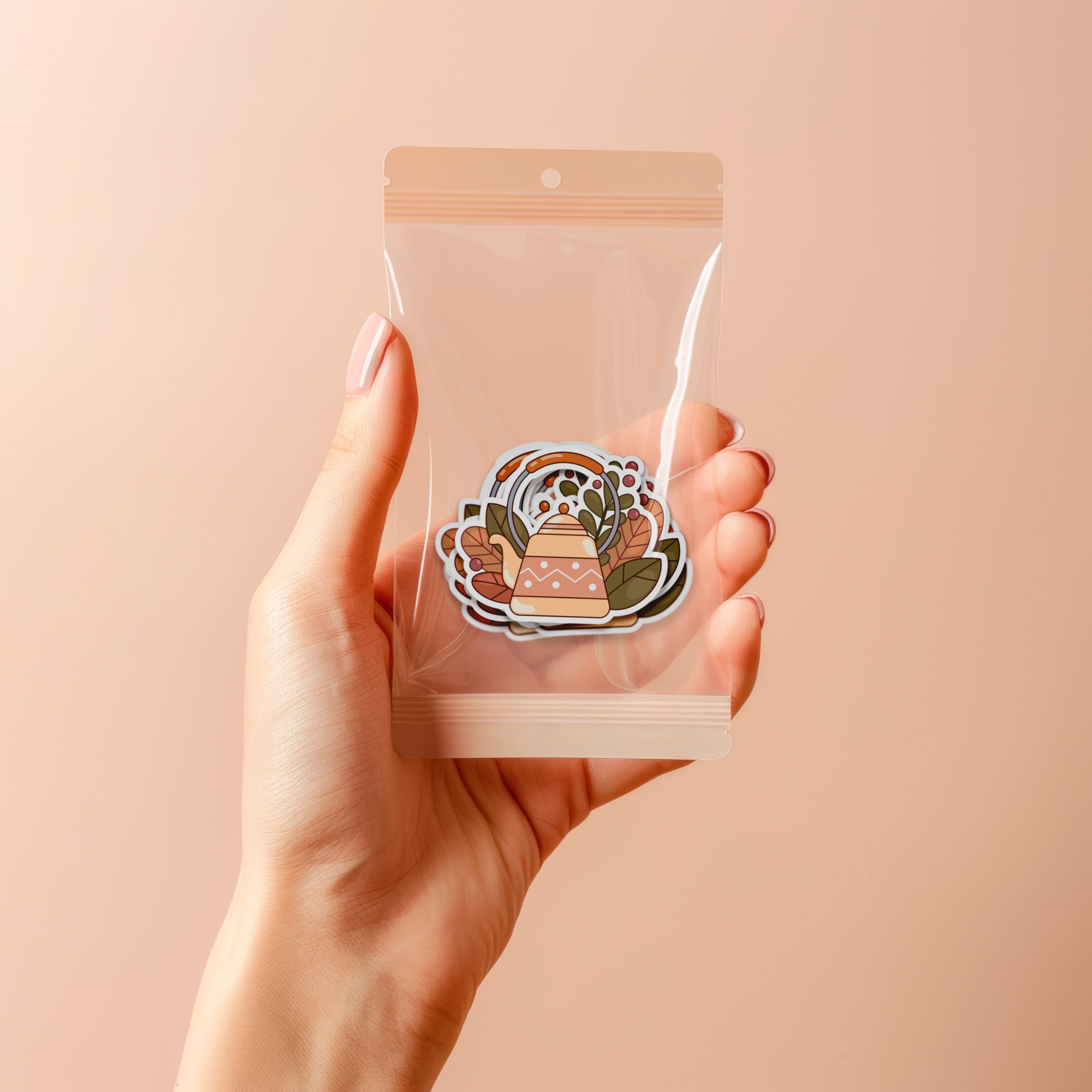 Sticker Pile Mockup Package Sticker Pile Packaging Sticker Mockup ...