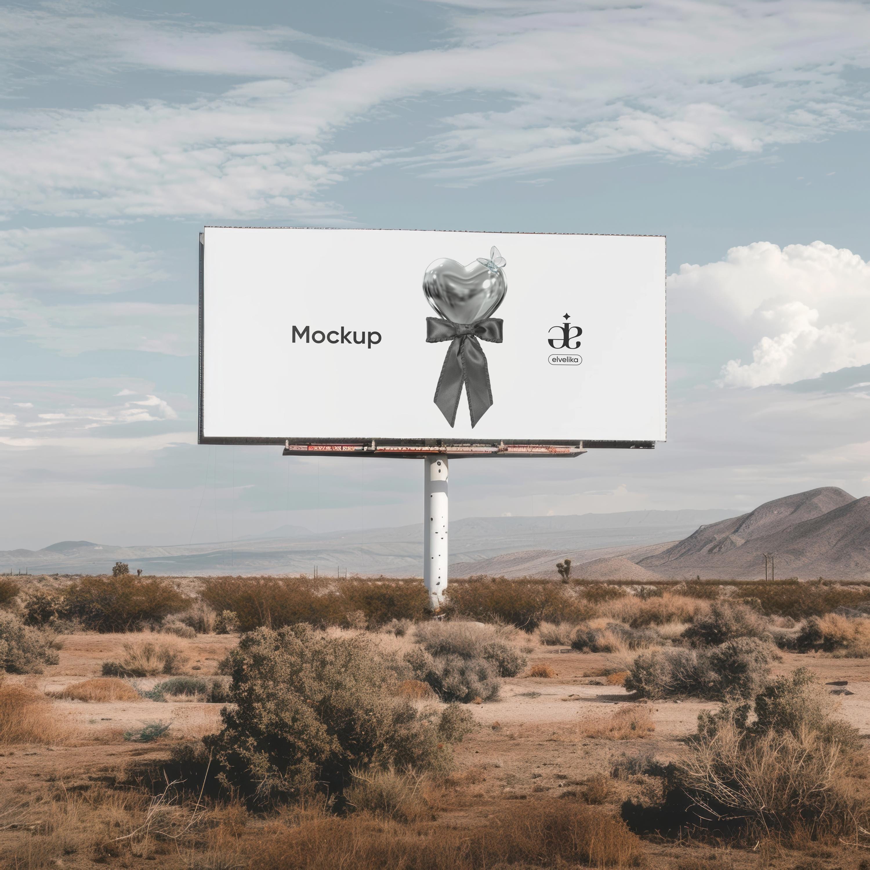 Billboard Mockup Bundle, Advertising Billboard Mockup, Banner Mockup ...