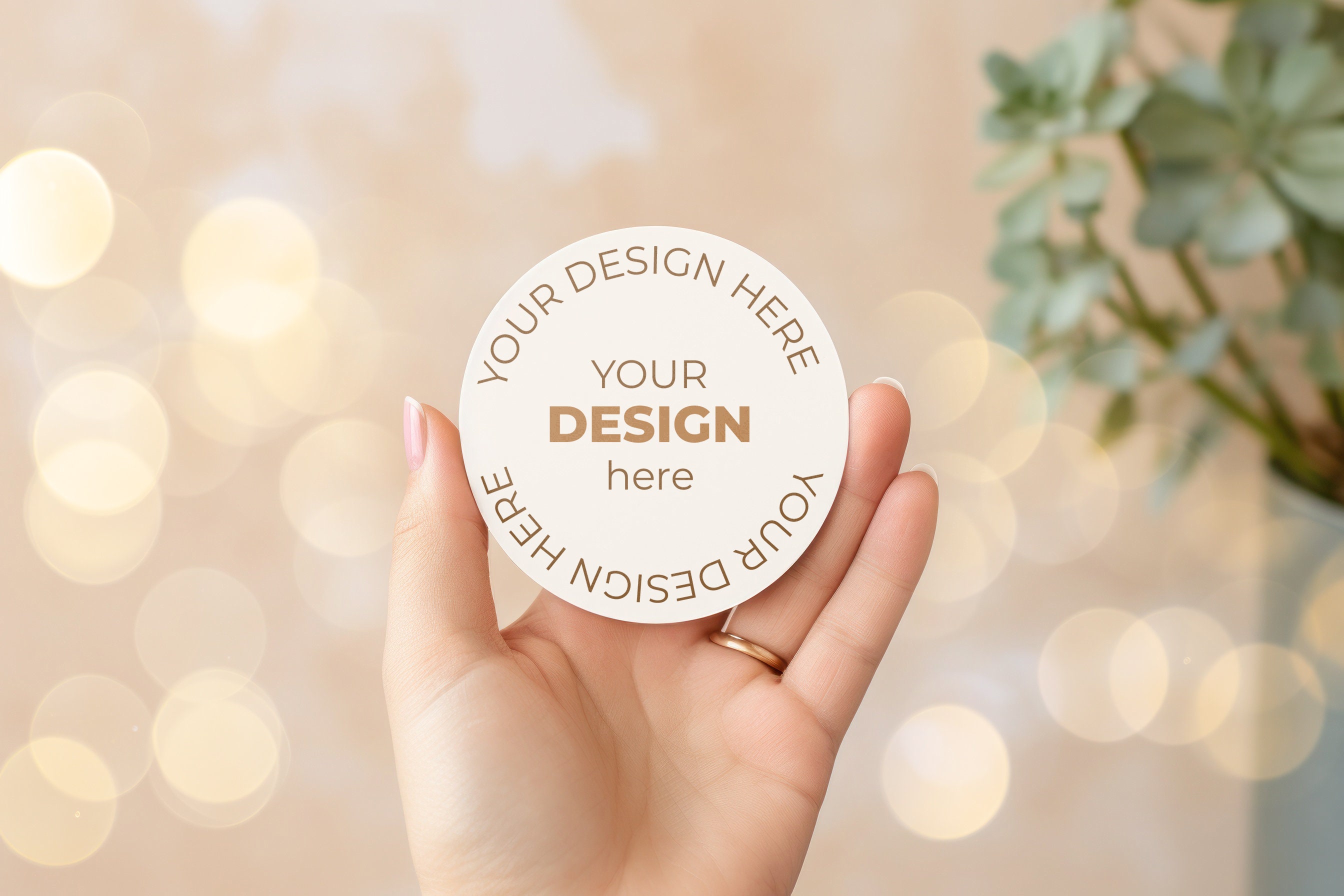 Sticker Mockup Round Sticker Template Pack Decal Sticker Mock Up, Die ...