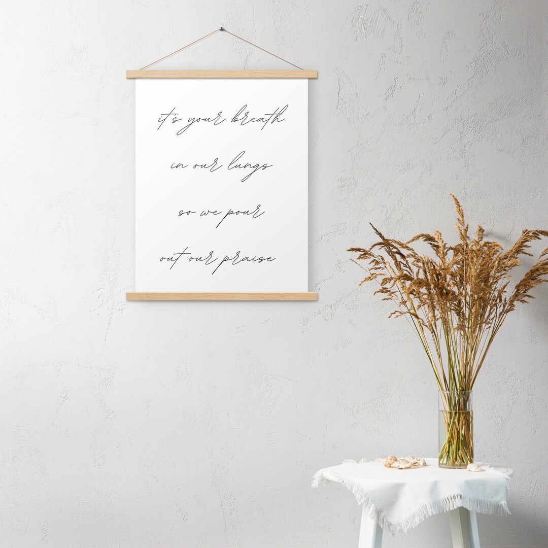 Great Are You Lord - Poster With Hangers - Etsy