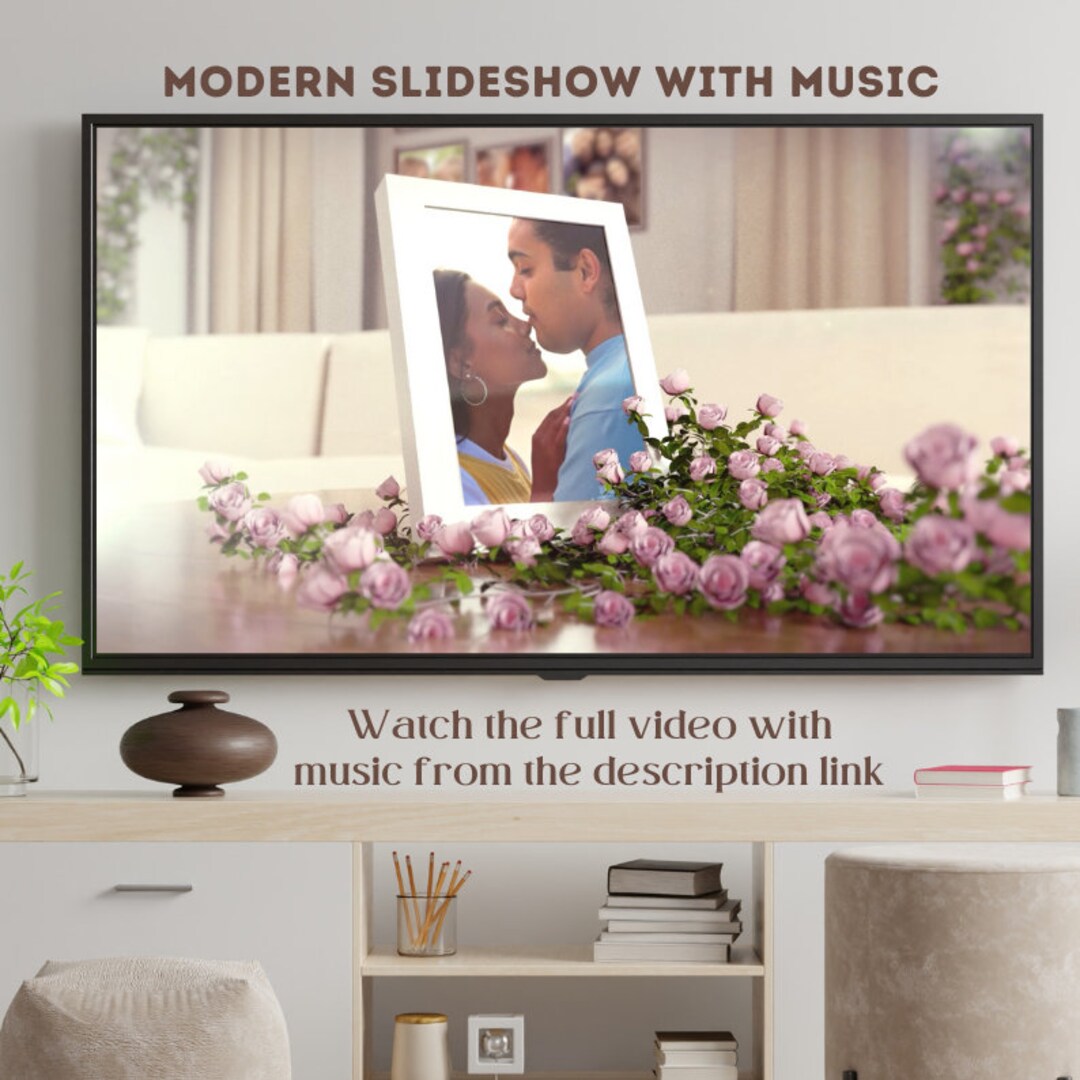 The Best of Realistic Modern Slideshow. Wall Art Video Mockup - Etsy