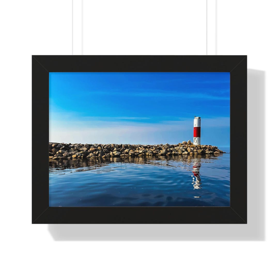 Nautical Poster, Coastal Wall Art, Beach House Decor, Sea View Print ...