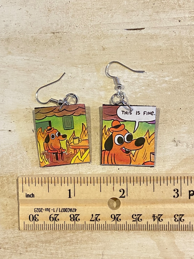 Handmade Meme Earrings Pedro Pascal, Josh Hutcherson, Weezer, and More ...