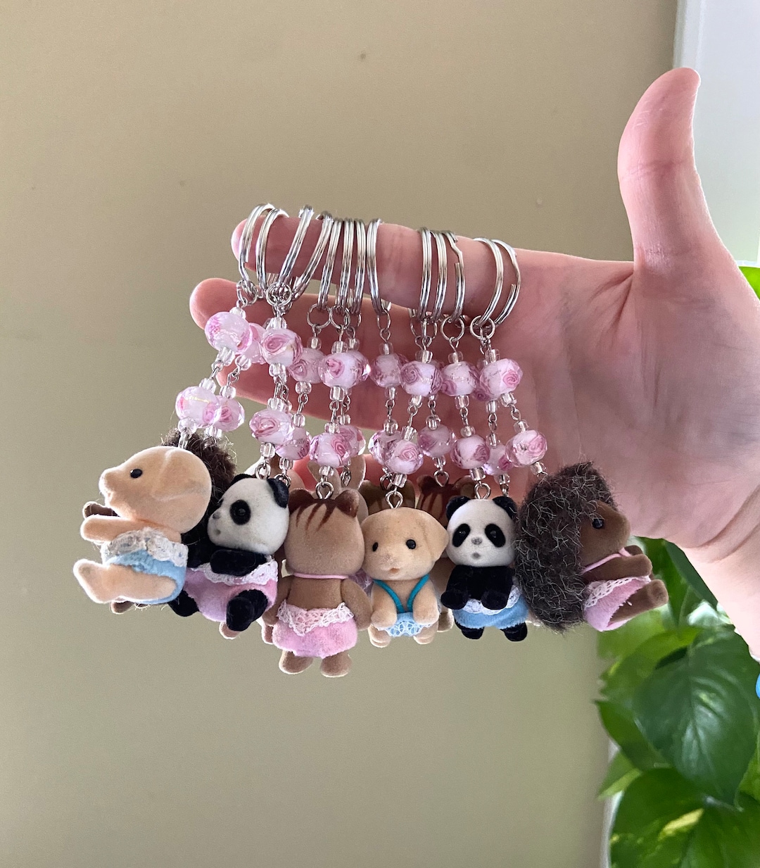 Calico Critters Baby Keychain Vintage - Etsy