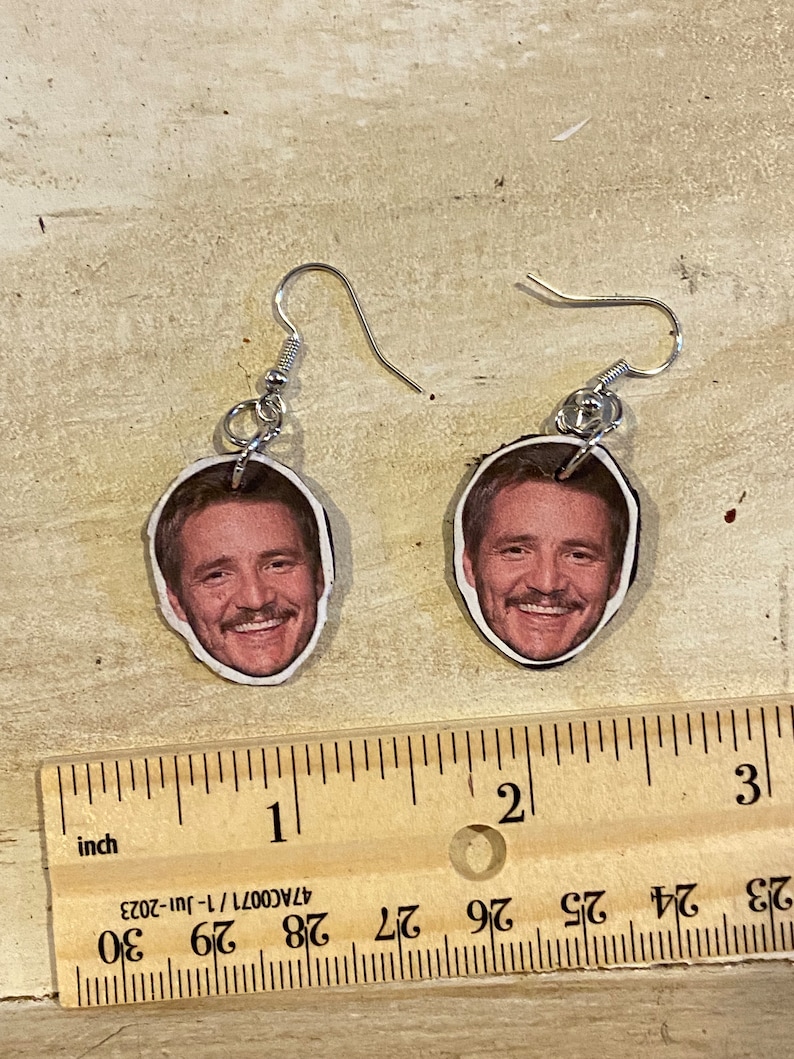 Handmade Meme Earrings Pedro Pascal, Josh Hutcherson, Weezer, and More ...