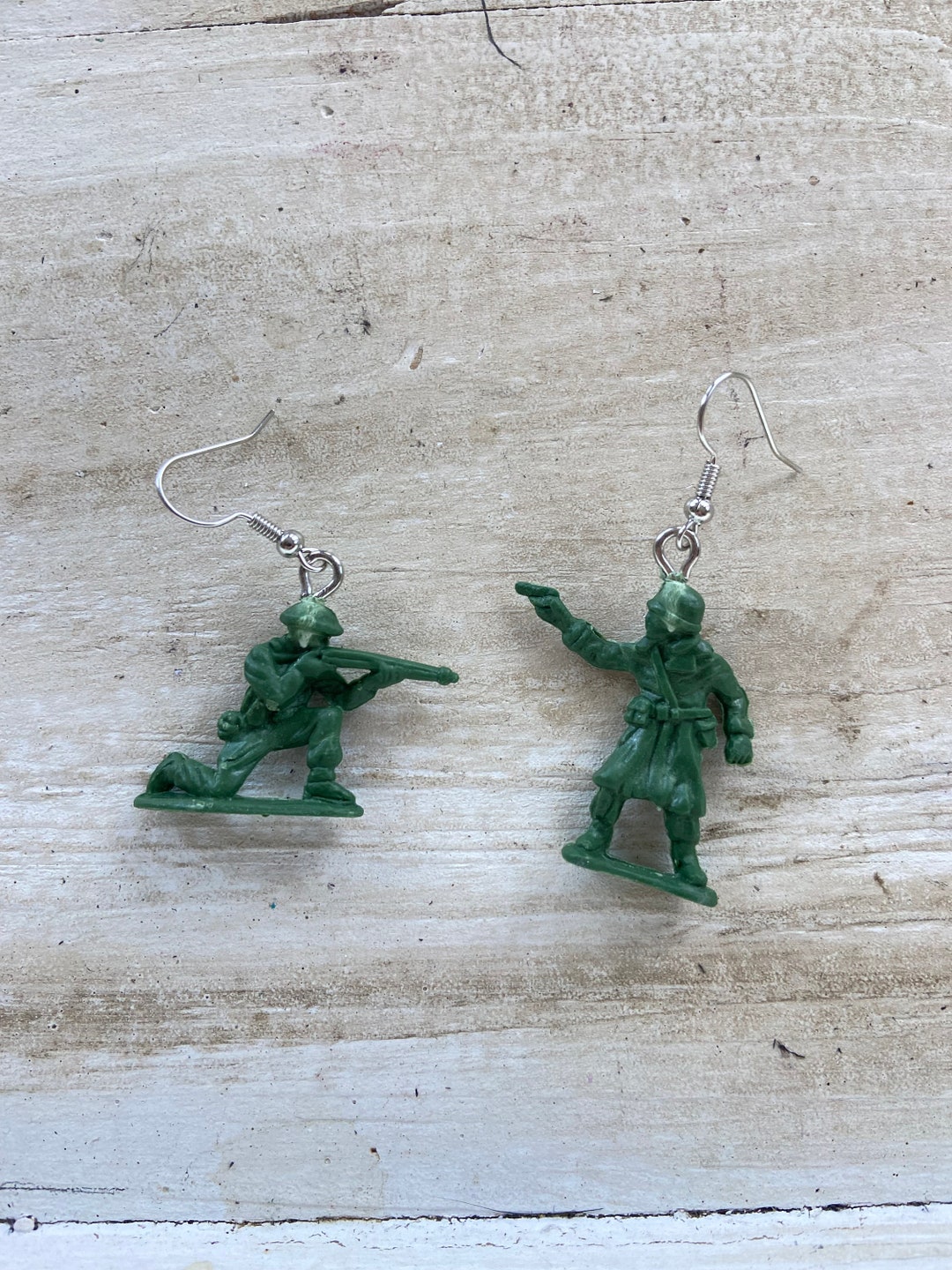 Mini Army Men Earrings - Etsy