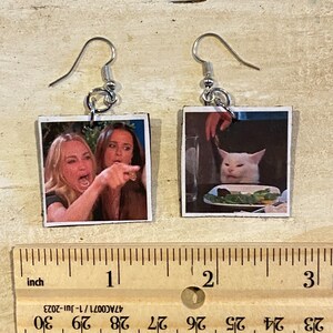 Handmade Meme Earrings Pedro Pascal, Josh Hutcherson, Weezer, and More ...