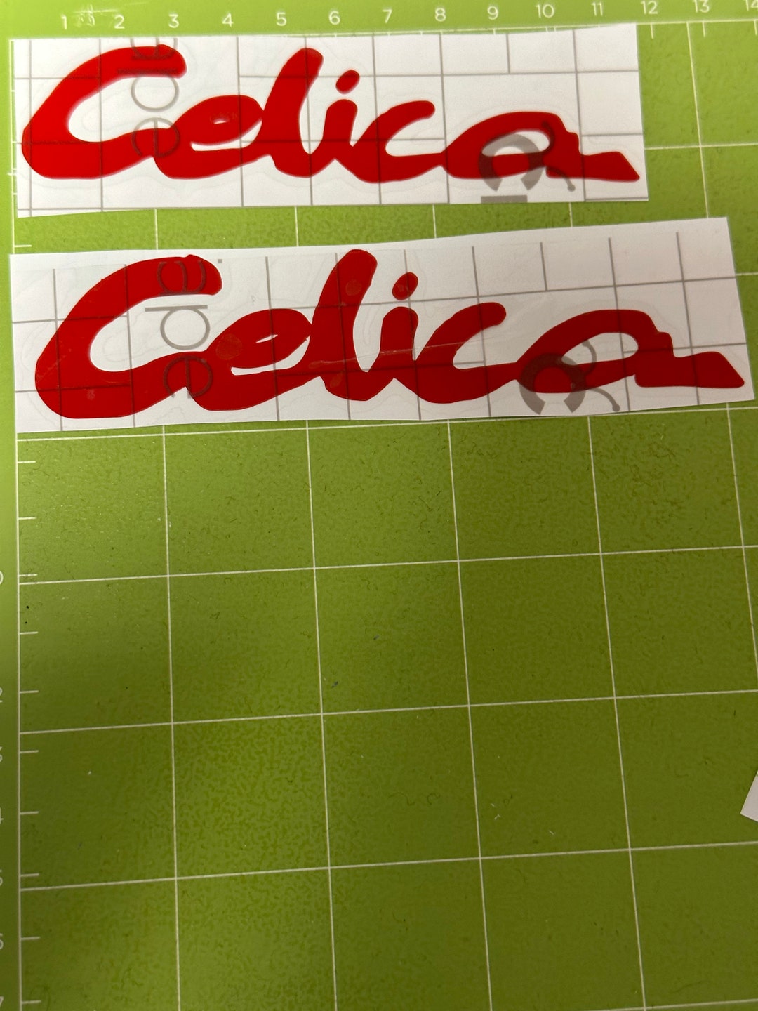 Toyota Celica MK4 Supra Style Decal Sticker - Etsy