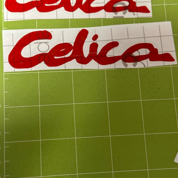 Toyota Celica Decal - Etsy