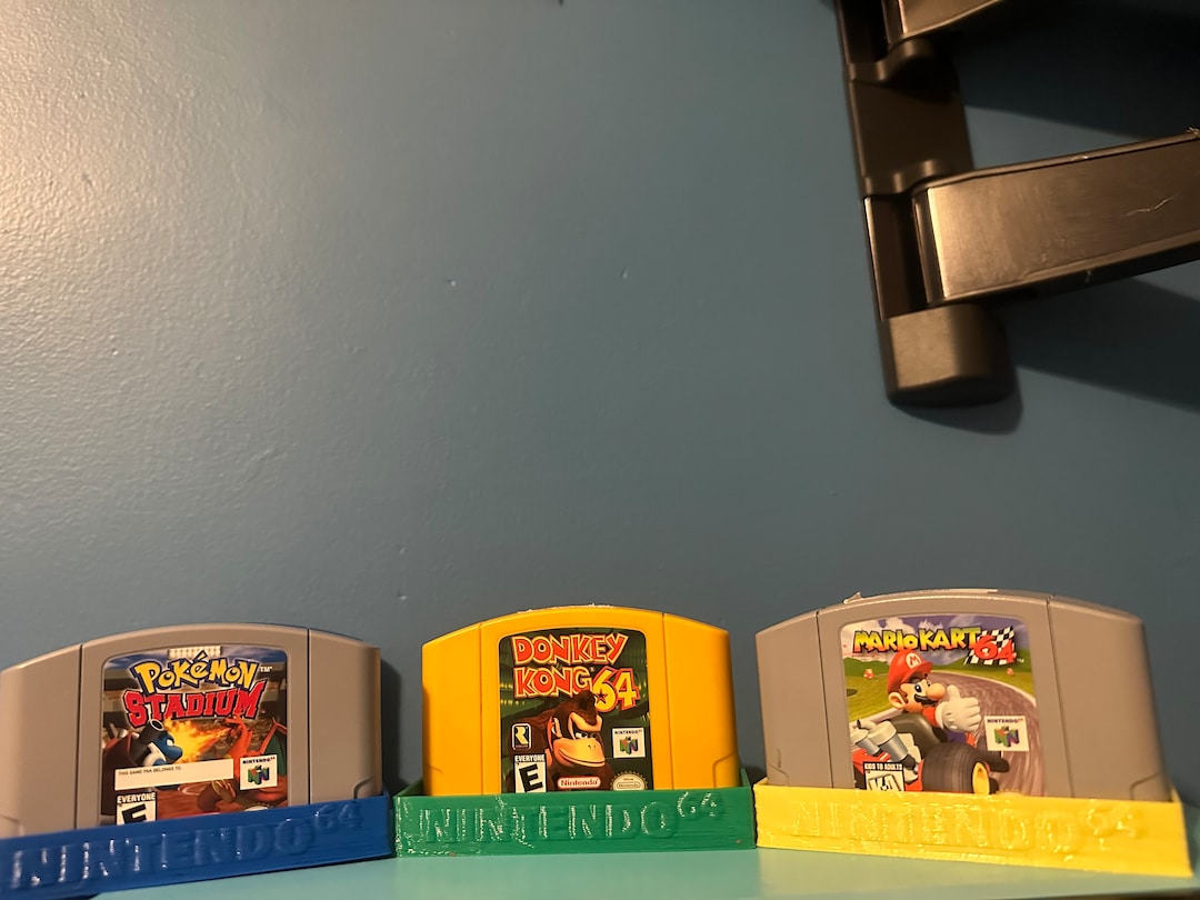 Nintendo 64 N64 Game Cartridge Holder. N64 Game Tray/organizer ...