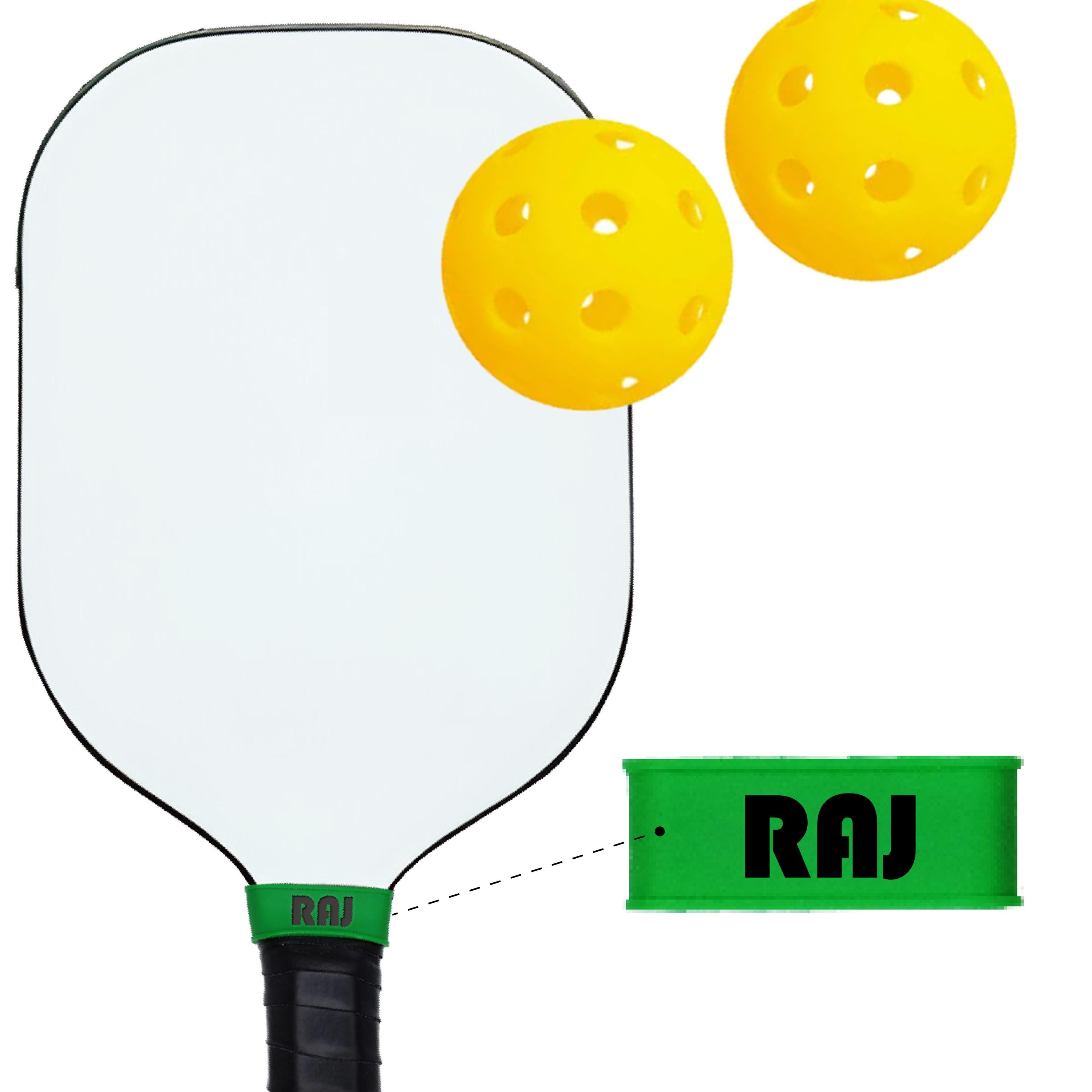 Custom 1 Piece Silicone Name Band for Pickleball Paddle, Grip Bands for ...