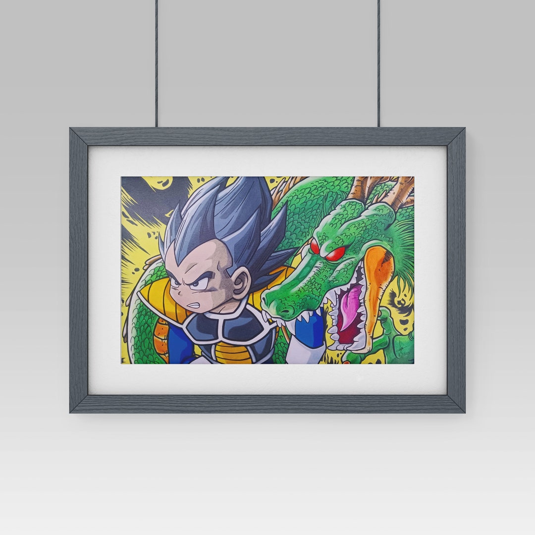 Dragon Ball Hand Made Drawing - Etsy