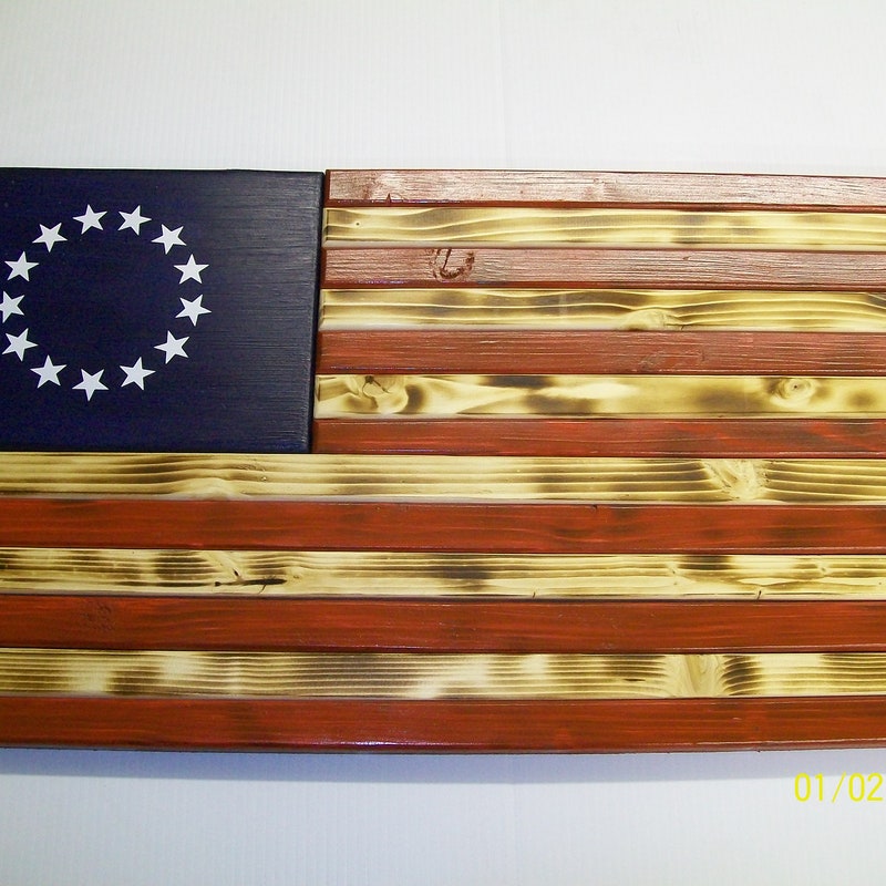 Wooden Flag - Etsy
