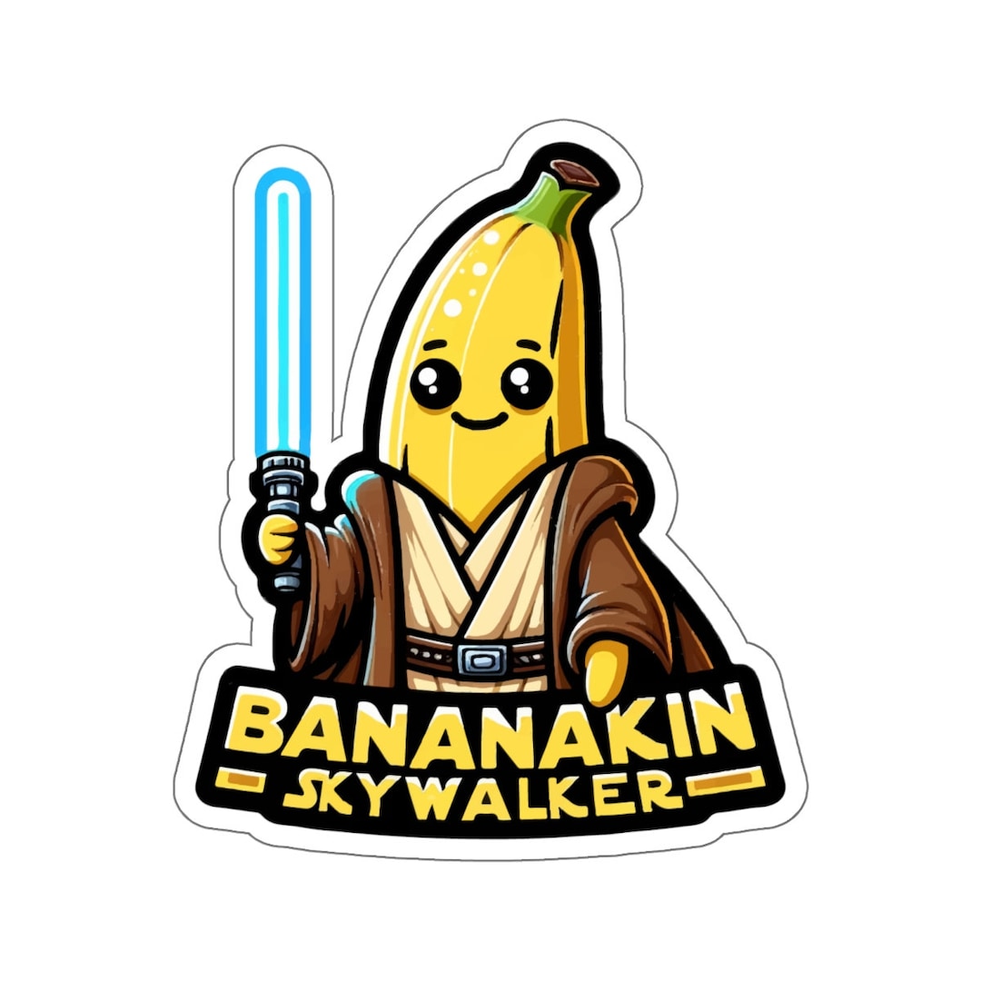 Bananakin Skywalker - Star Wars Anakin Skywalker Parody Sticker - Etsy