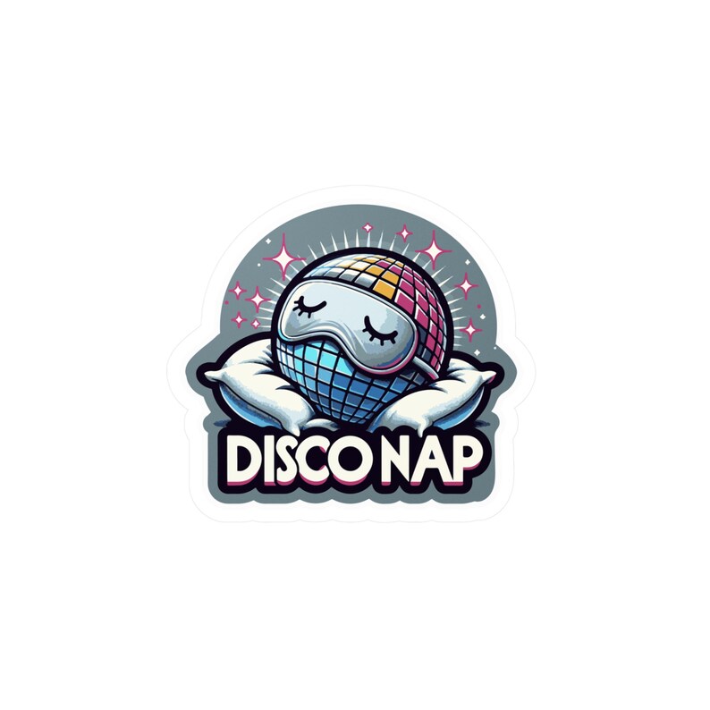 Disco Nap Vinyl Decal - Etsy