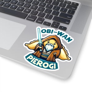 Obi-wan Pierogi Obi Wan Kenobi Star Wars Parody Sticker - Etsy