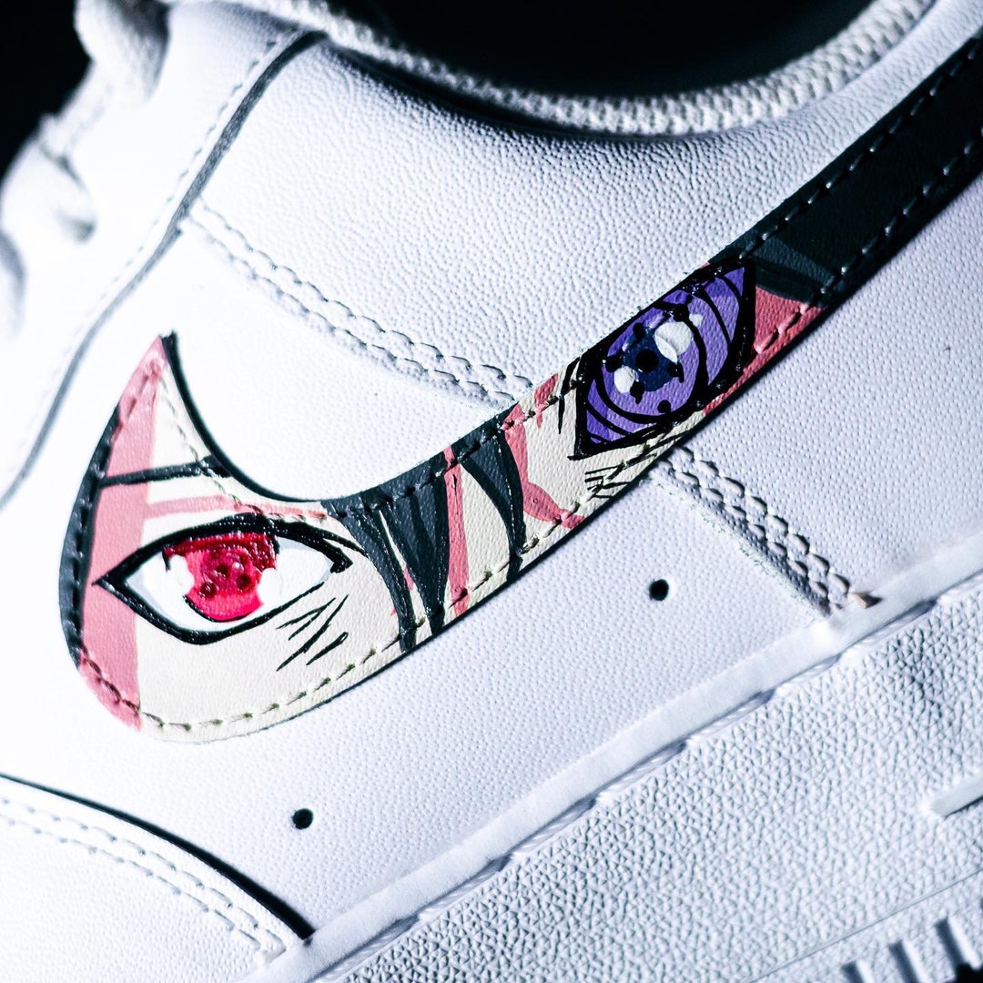 Naruto X Sasuke Air Force 1 Custom Custom Shoes Men, Custom Air Force 1 ...