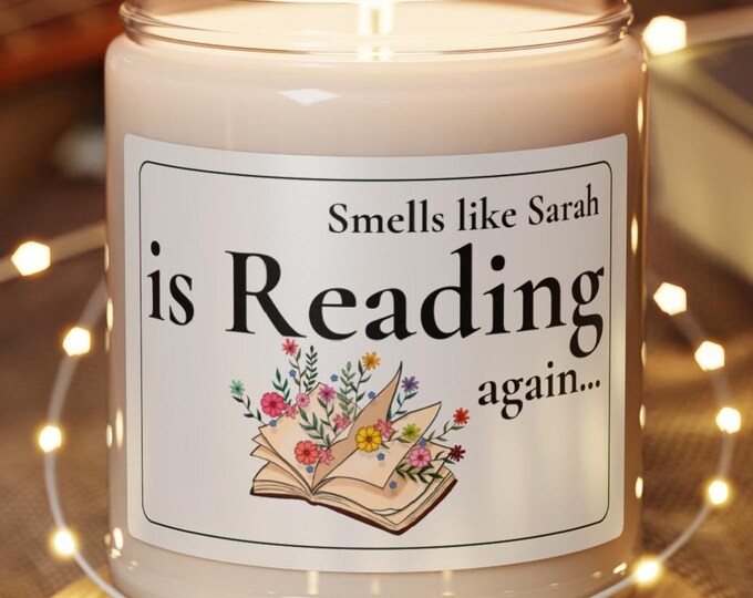 Fantasy Book Lover Inspired Candle Reading Girlfriend Book Nerd Gift ...