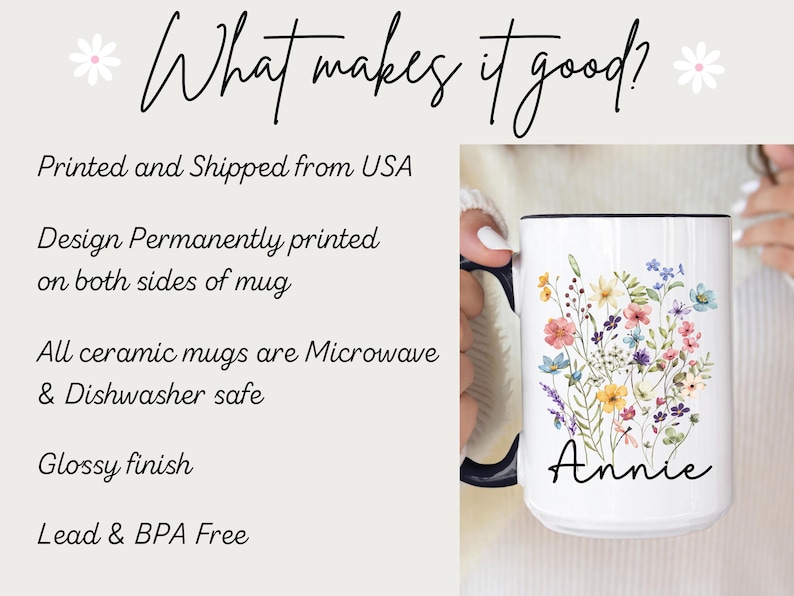 Personalized Daughter Mug: Birthday Gift From Mom and Dad - Etsy