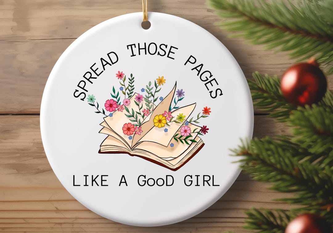Funny Smut Reader Ornament: Spicy Book Lover Gift - Etsy