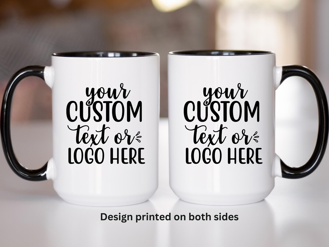 Custom Logo Mugs for Business - Bulk Orders, Personalized Company Logo ...