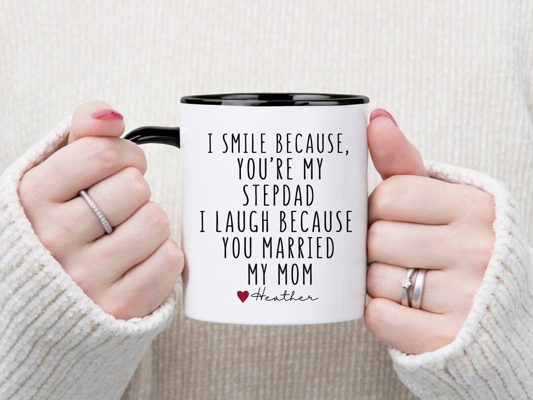 Personalized Step Dad Mug,custom Names of Step Son or Daughters,dad ...