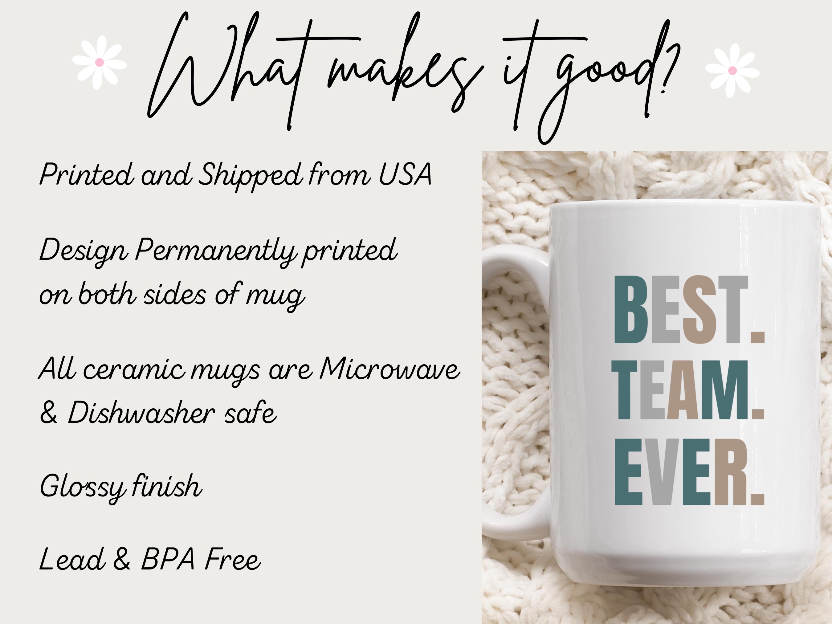 Personalized Team Mug, Employee Appreciation Gift, Custom Office Gift ...