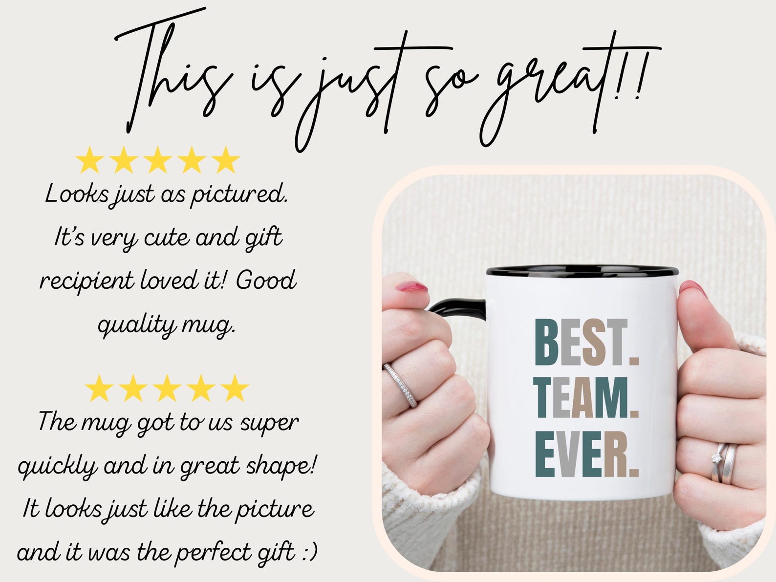 Personalized Team Mug, Employee Appreciation Gift, Custom Office Gift ...