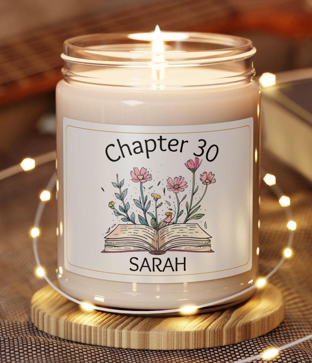 Personalized 30th Birthday Candle,chapter 30 Candle,30th Candle,30th ...