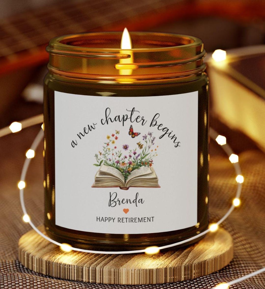 Personalized Retirement Candle Gift: Custom Farewell Present - Etsy
