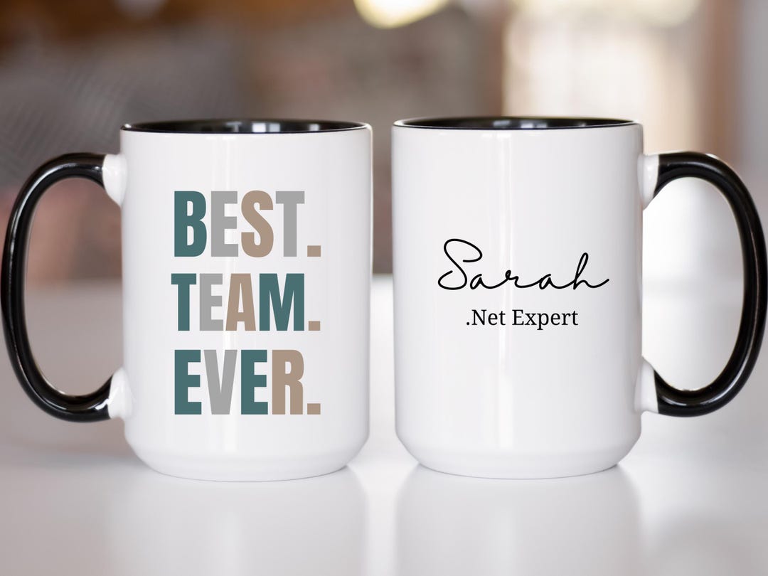 Personalized Team Mug, Employee Appreciation Gift, Custom Office Gift ...