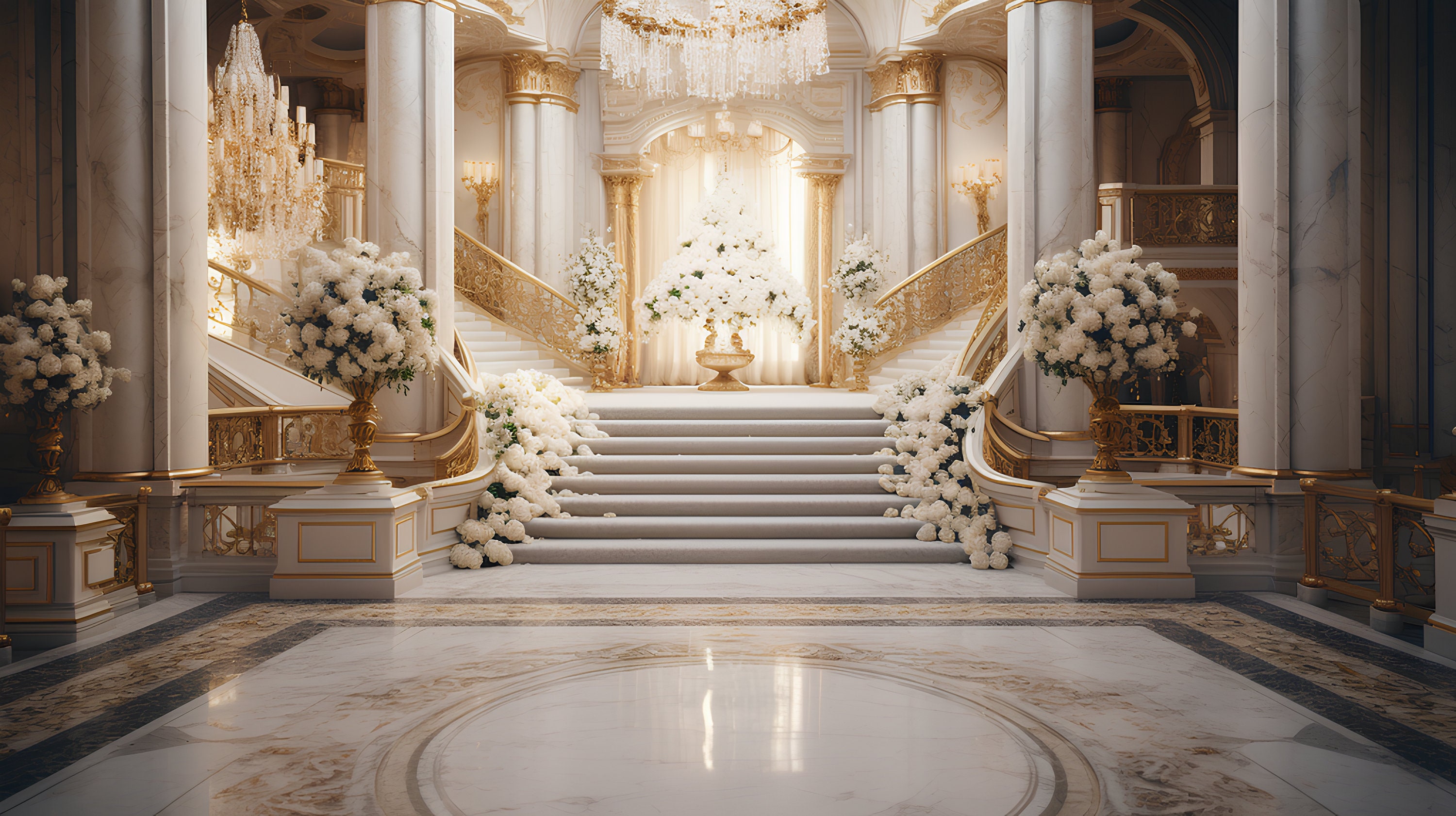 White and Gold Backdrops - Etsy