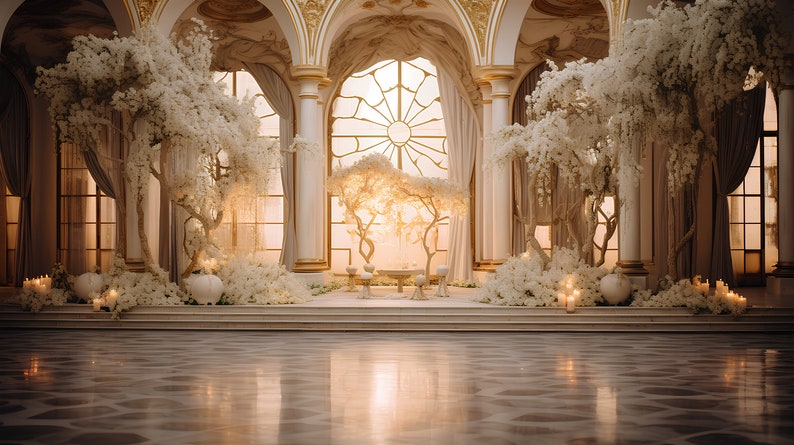 White and Gold Backdrops - Etsy