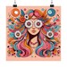 Matte Vertical Posters, Groovy 70s Free Love Wall Art Print, Hippie ...