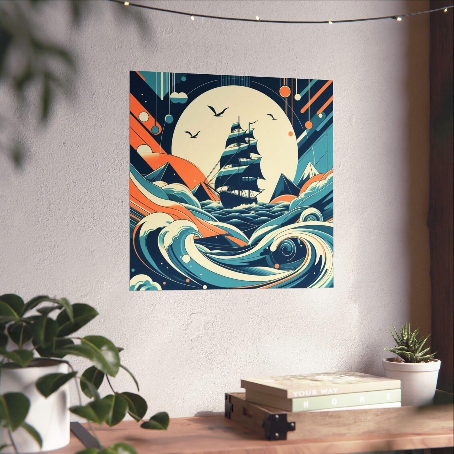 Nautical Adventure Matte Vertical Posters, Ocean Decor, Sailboat Art ...