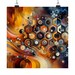 Psychedelic Wolf Howling Matte Vertical Posters, Wall Art, Home Decor ...