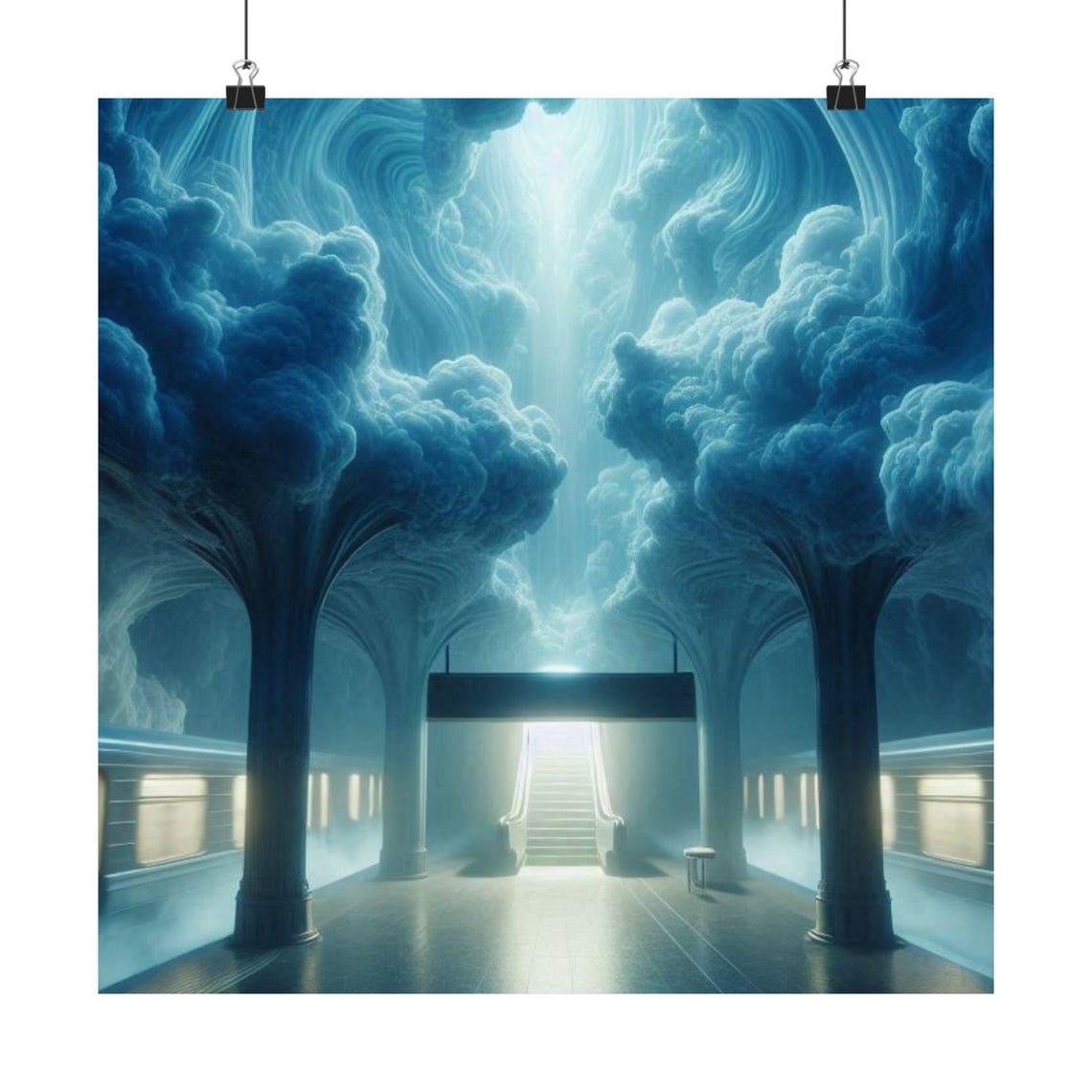 Surreal Subway, Dreamy Wall Art, Home Decor, Inspirational Artwork ...