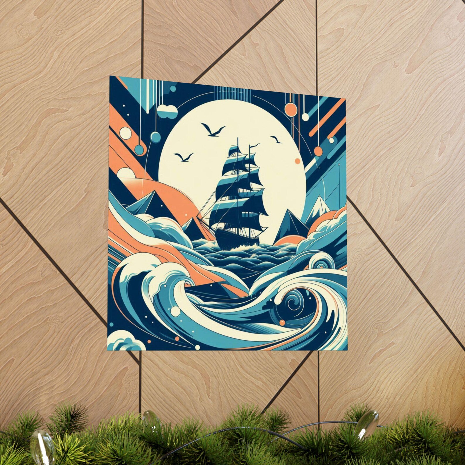 Nautical Adventure Matte Vertical Posters, Ocean Decor, Sailboat Art ...