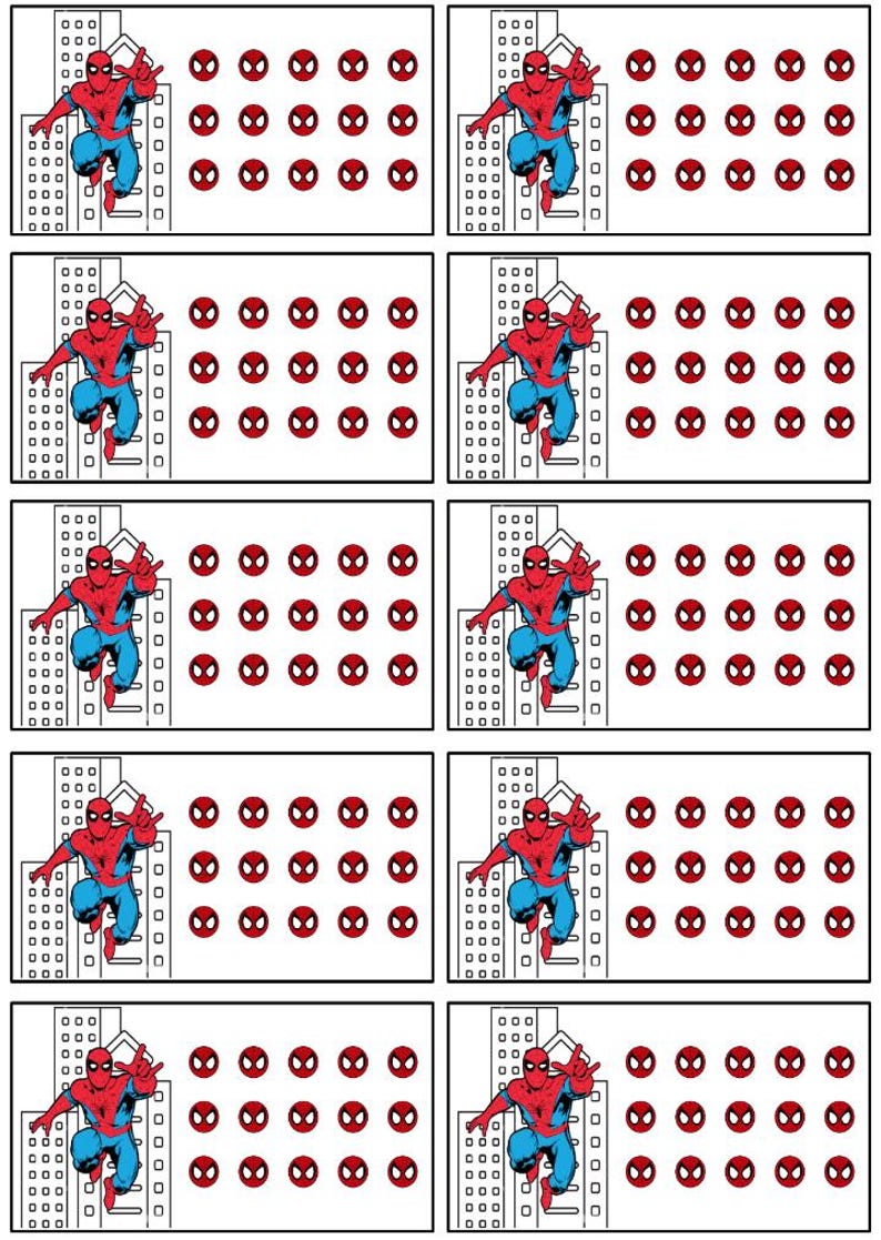Marvel Spider-man Behavior Sticker Chart PBIS Positive Reinforcement - Etsy