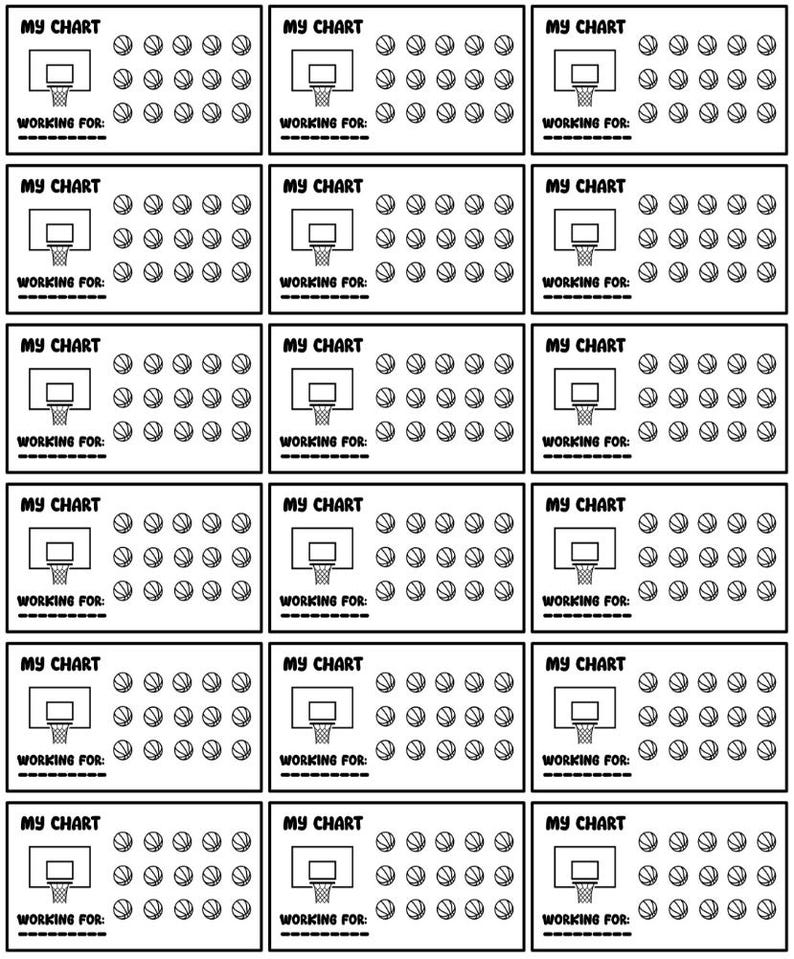 Sports Behavior Chart - Football, Basketball, Baseball - PBIS - 3 Sizes ...