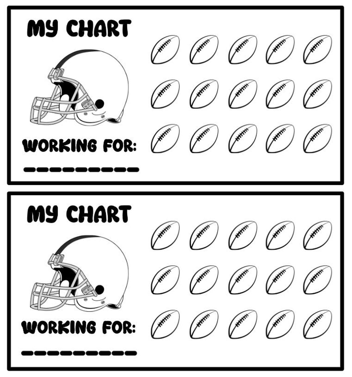 Sports Behavior Chart - Football, Basketball, Baseball - PBIS - 3 Sizes ...